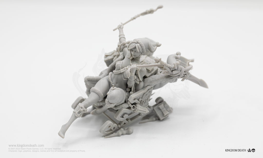 Deathmas Gunborg Sleighs - Painters Scale – Kingdom Death