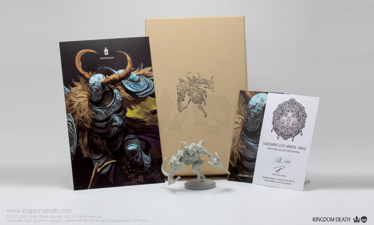 Screaming God Armor - Male – Kingdom Death